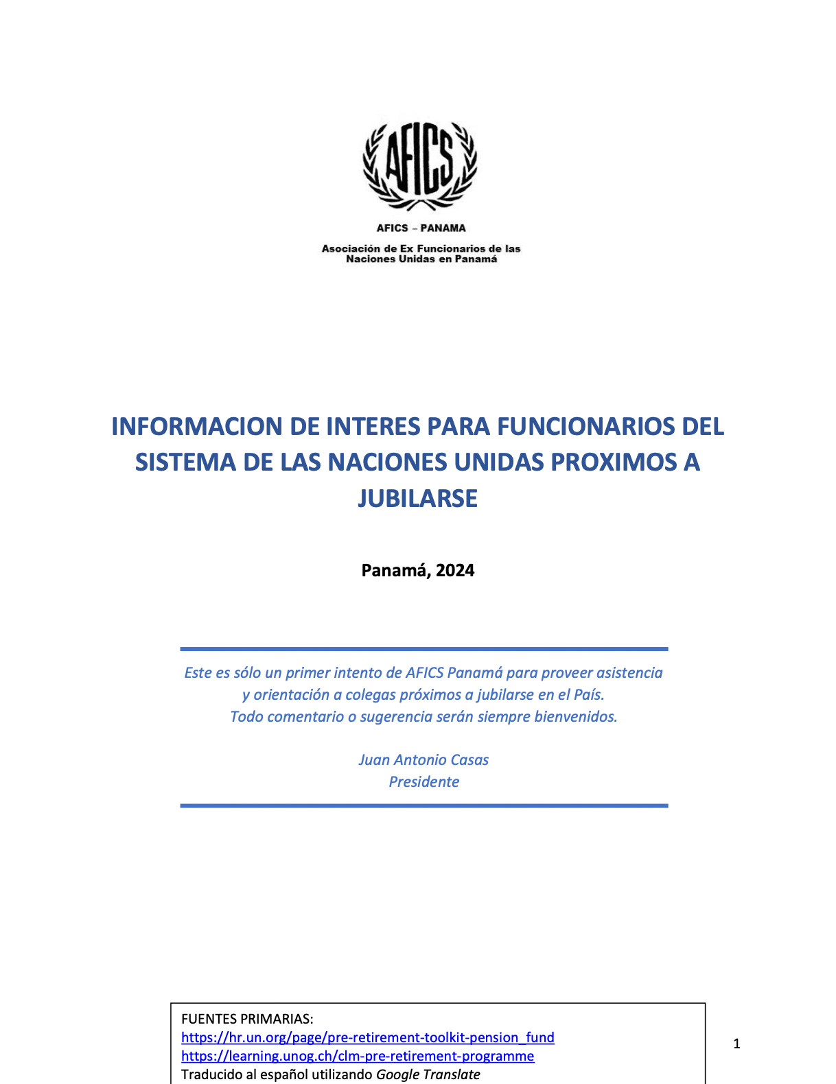 AFICS-Panama - FAFICS